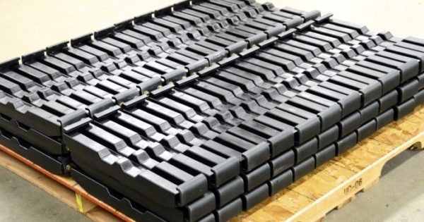 Polyurethane Track Pads for Track Driven Construction Vehicles