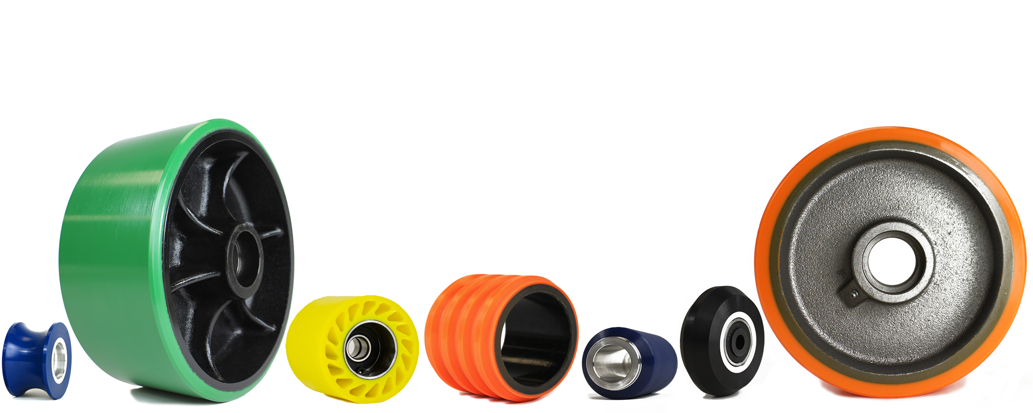 Urethane Wheels And Rollers No Crush Rollers & Wheels | Urethane